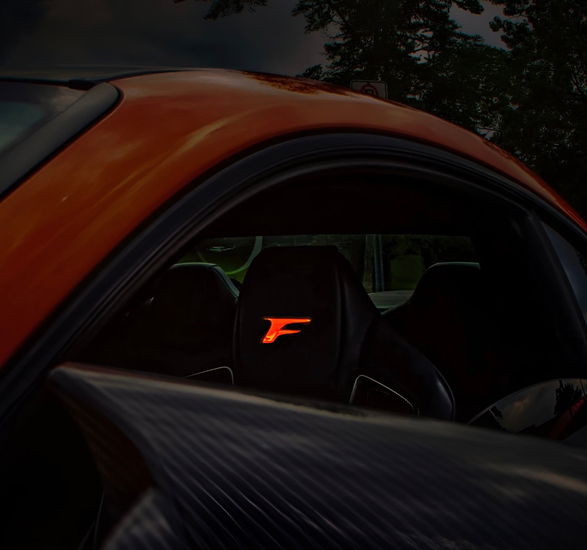 Lexus F Reflective Headrest Decals – Vinyl Flare