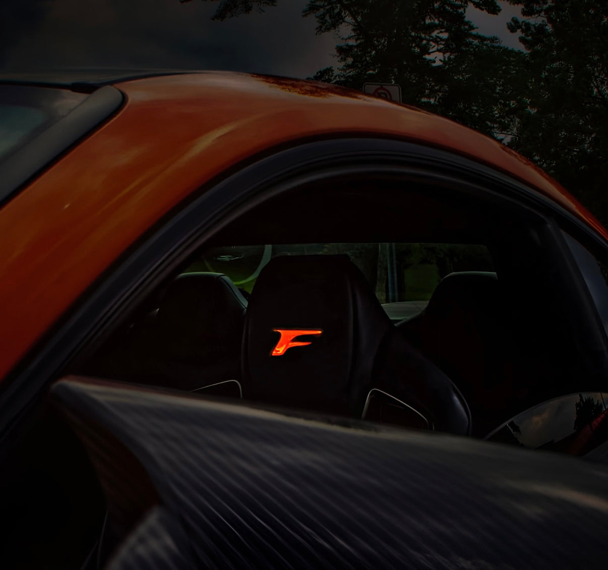 Lexus F Reflective Headrest Decals – Vinyl Flare
