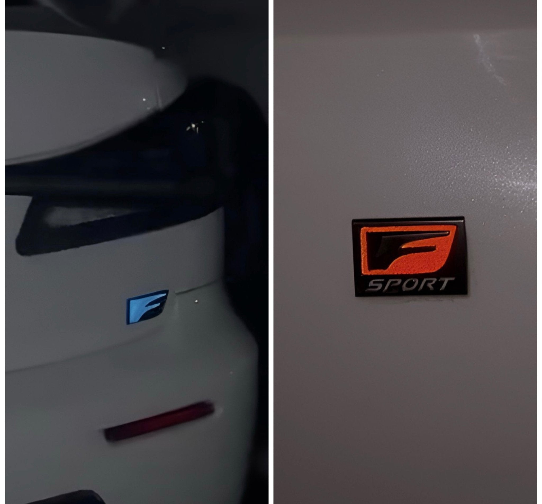 Lexus F / Fsport Reflective Exterior F Overlays – Vinyl Flare