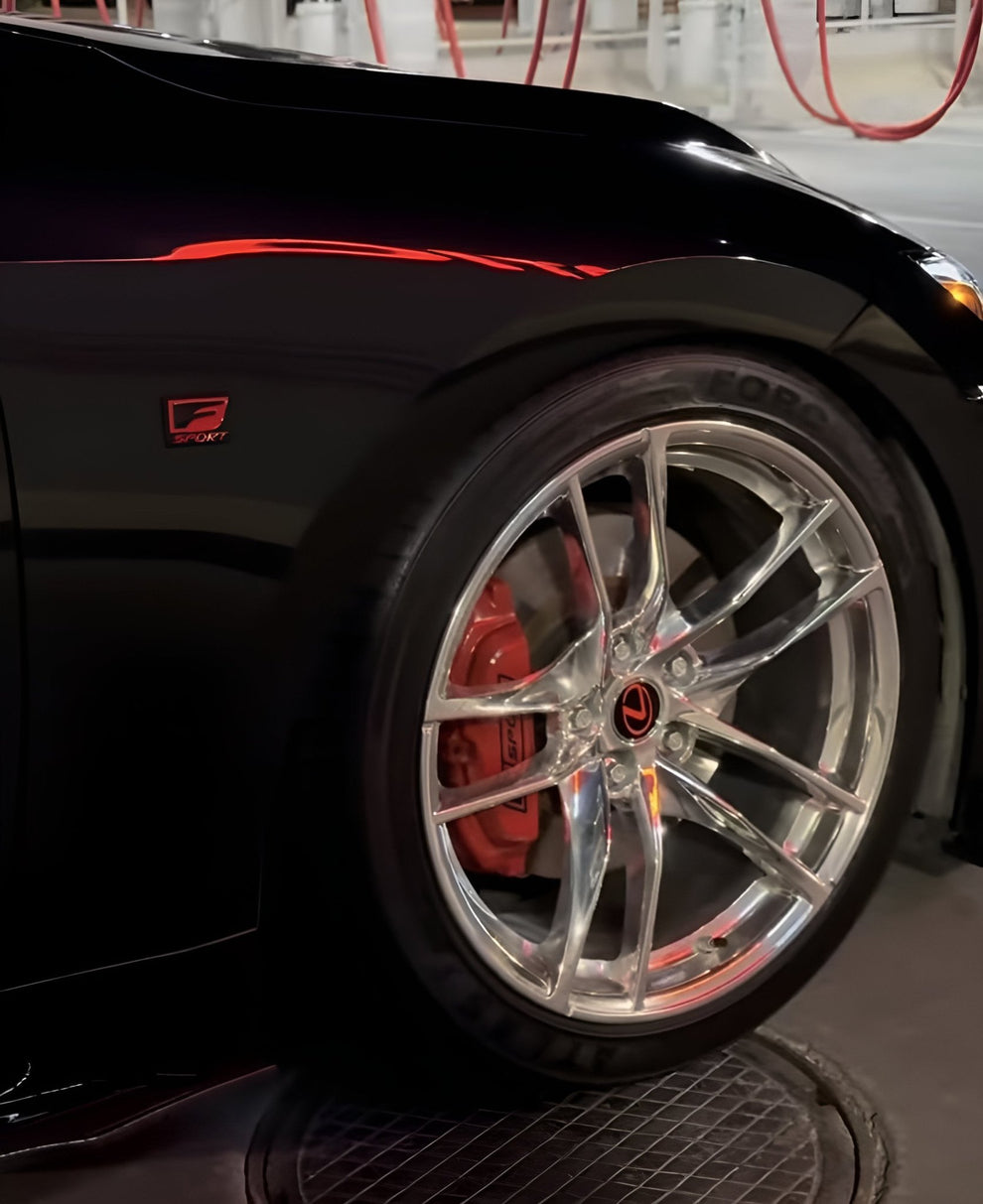 Lexus L / F Reflective Wheel Cap Vinyl Overlays – Vinyl Flare